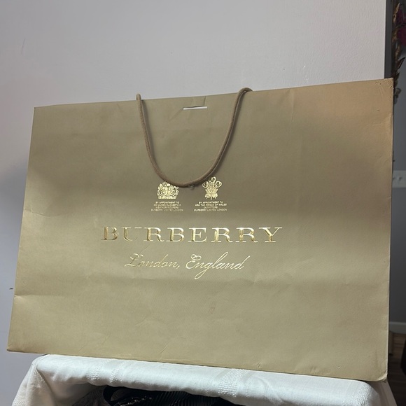 Burberry | Bags | Authentic Burberry Paper Bag Shopping Bag Gift Bag ...